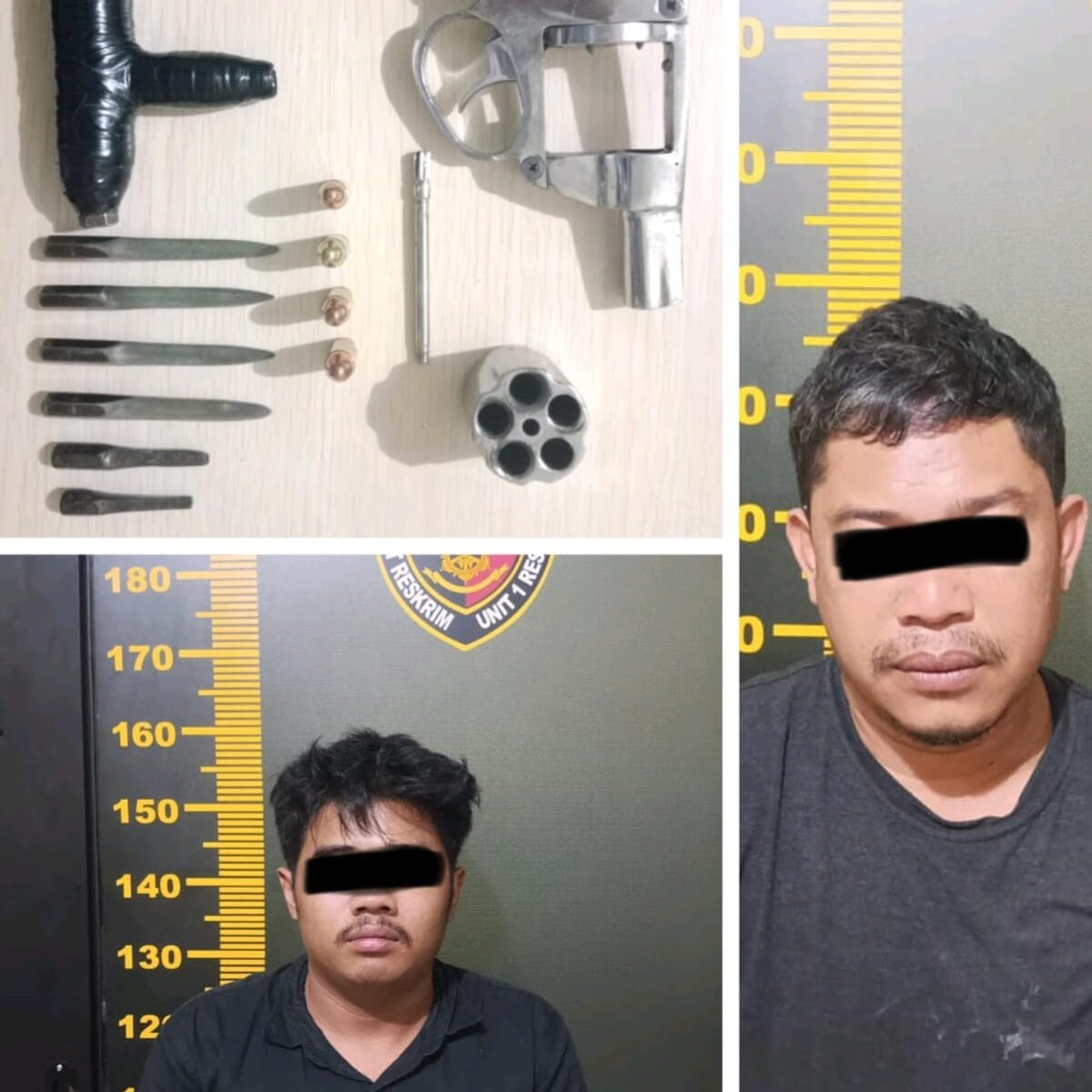 Tak Berkutik Saat Dikejar, Pembawa Senpi Rakitan dan Amunisi Aktif ...